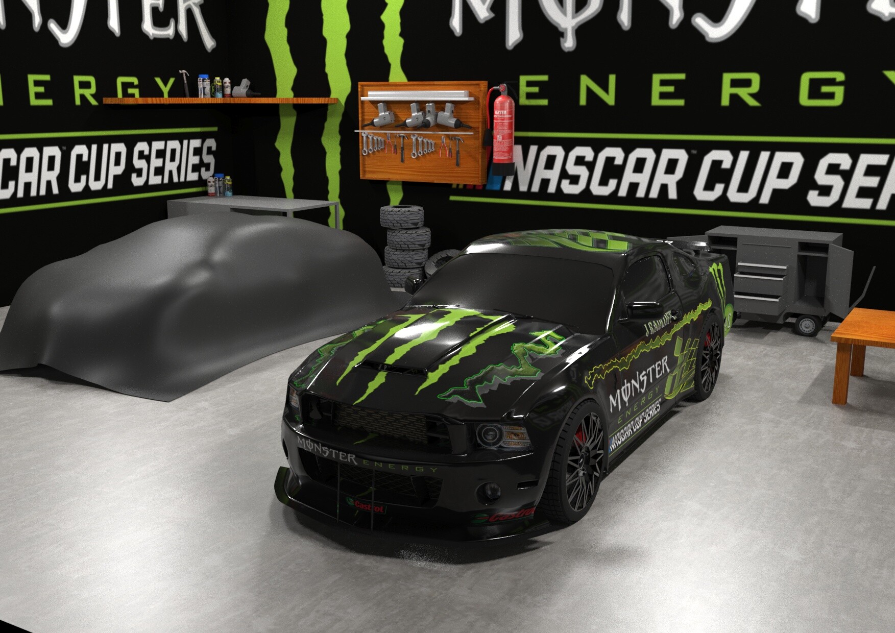 ArtStation - Mustang Renders