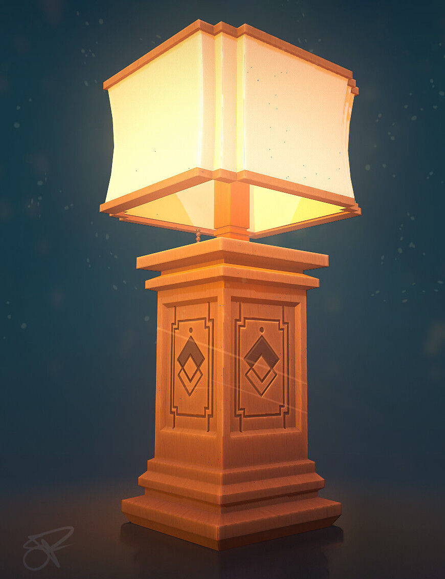 Selina Warrener - Stylized Lamp | Prop | Tim Kaminski