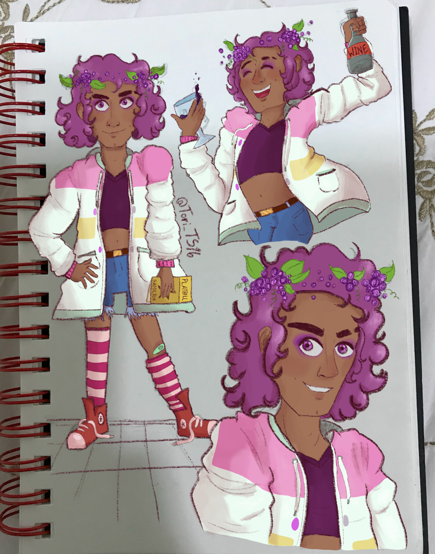 ArtStation - Modern Day Dionysus character concept