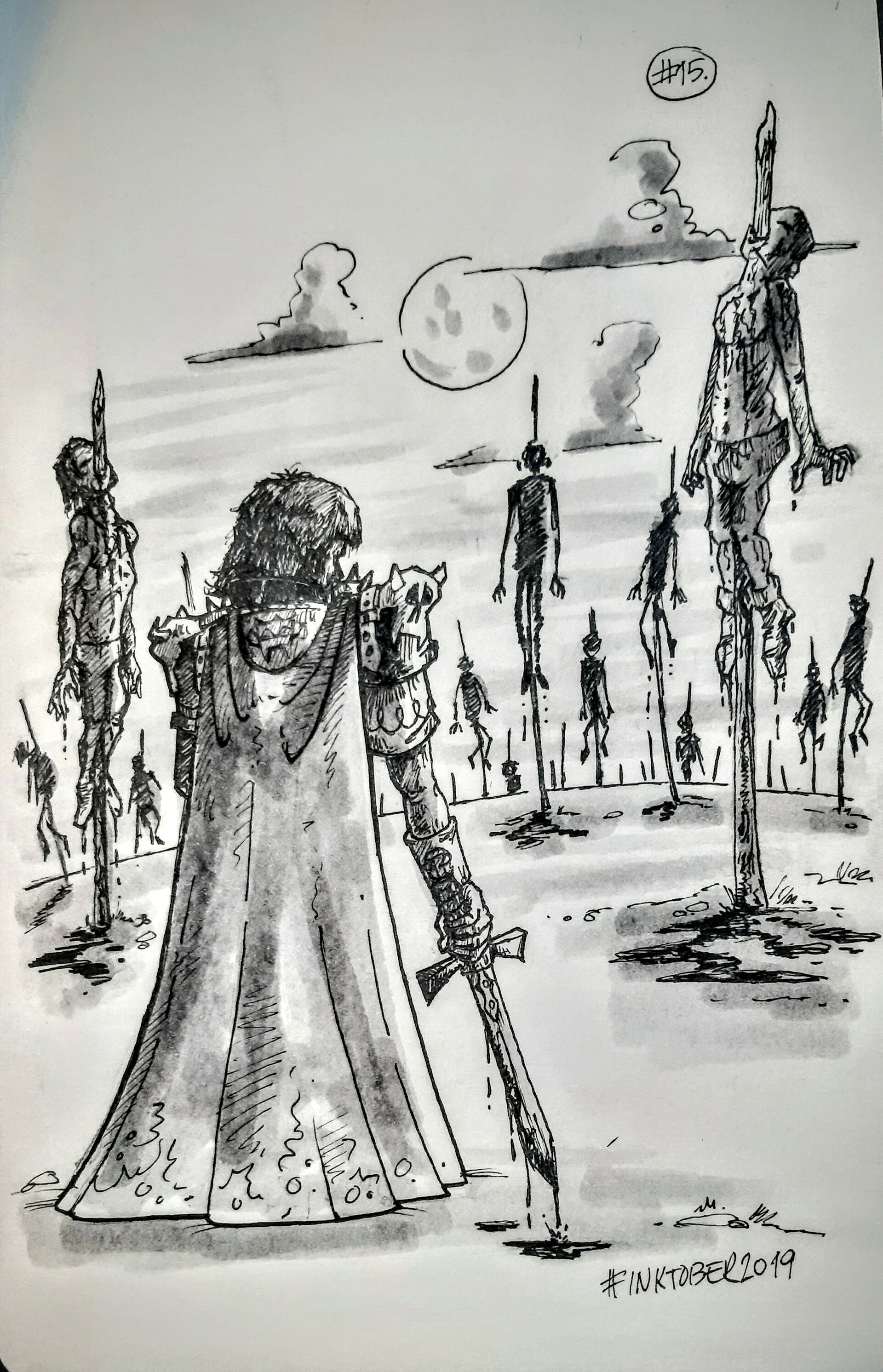 ArtStation - Inktober 15 : Legend