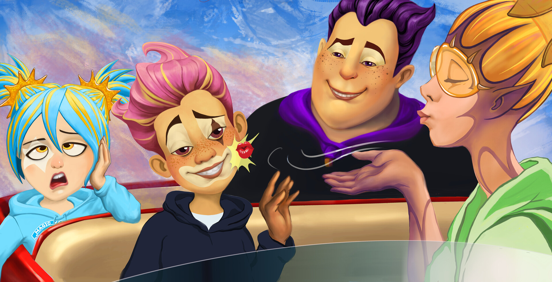 ArtStation - Air kiss