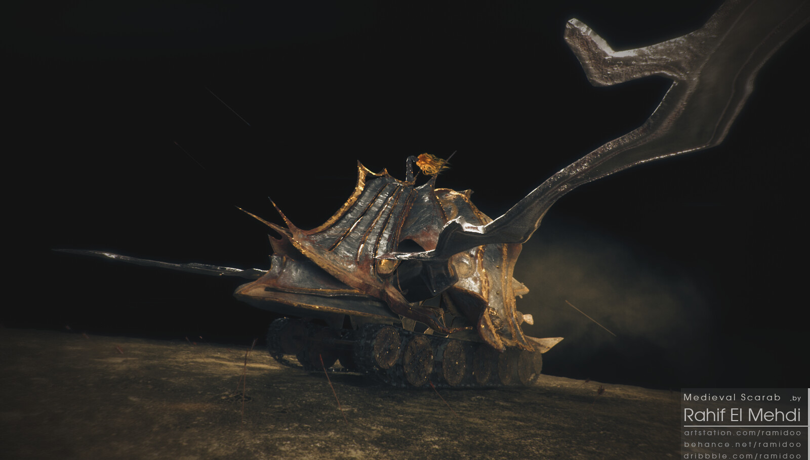 ArtStation - Medieval scarab tank