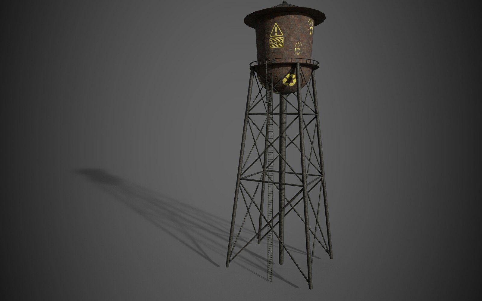 laxmankumar kharwar - Fuel_oil_Tank_Prop_game_Environment_Asset