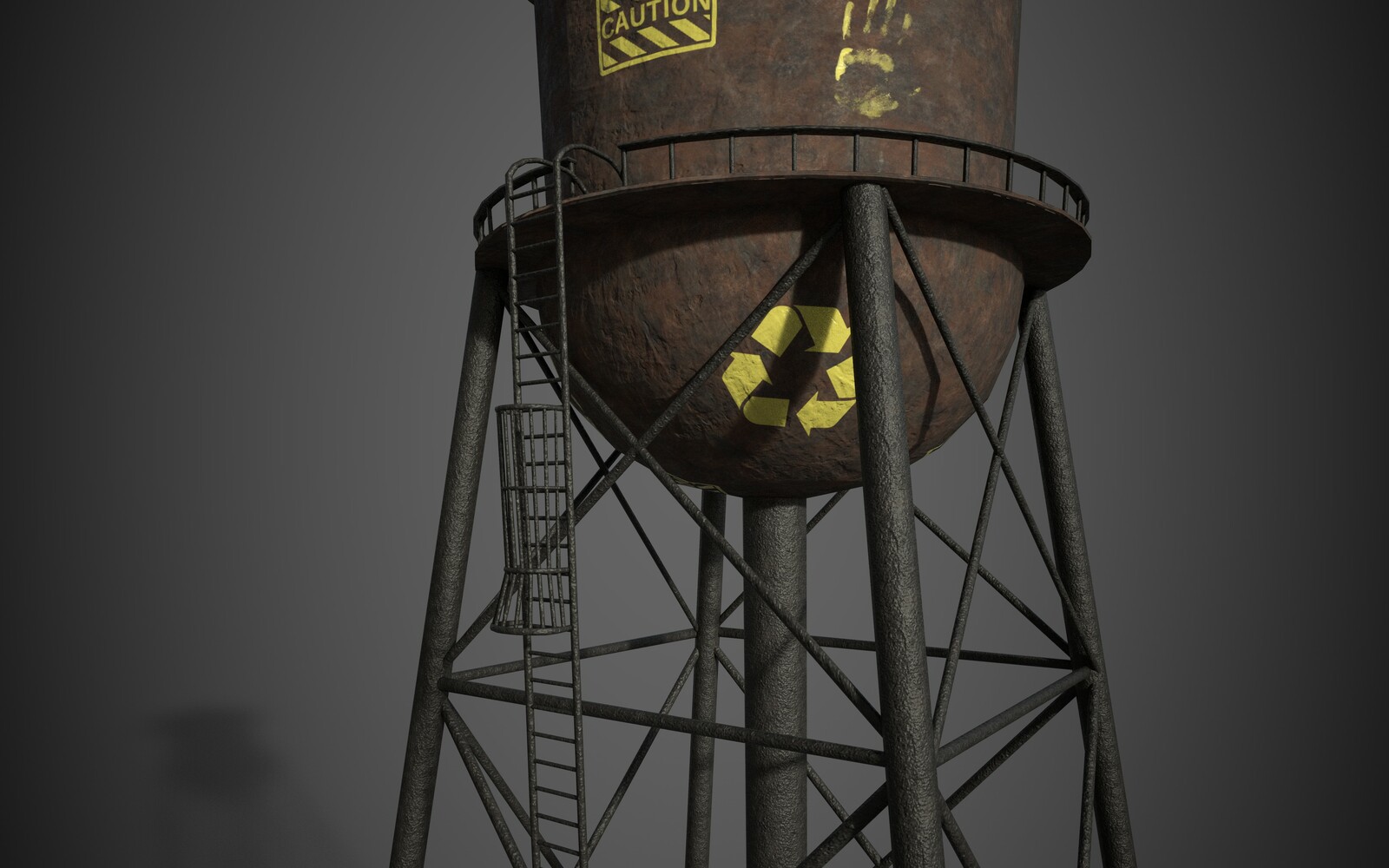 laxmankumar kharwar - Fuel_oil_Tank_Prop_game_Environment_Asset