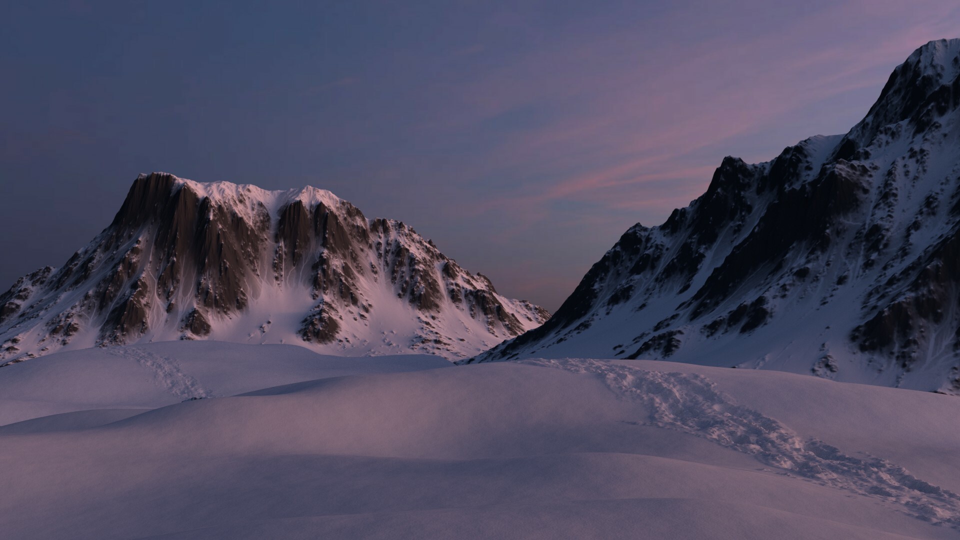 ArtStation - Snowy Landscape