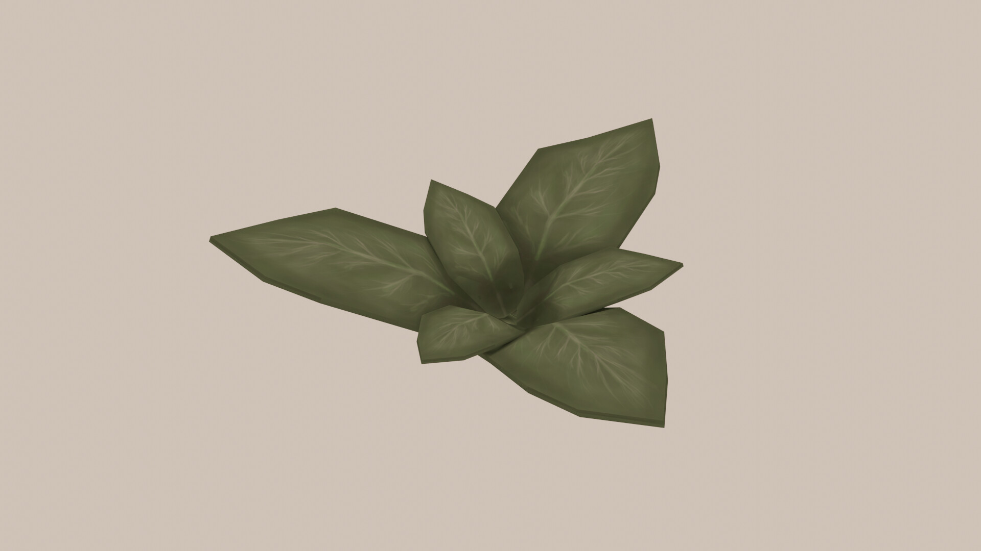 ArtStation - Low-poly flower