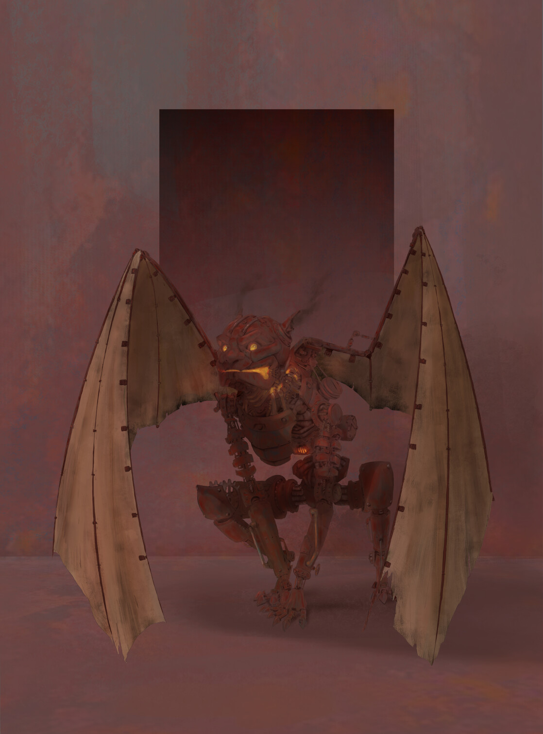 ArtStation - Steampunk Gargoyle