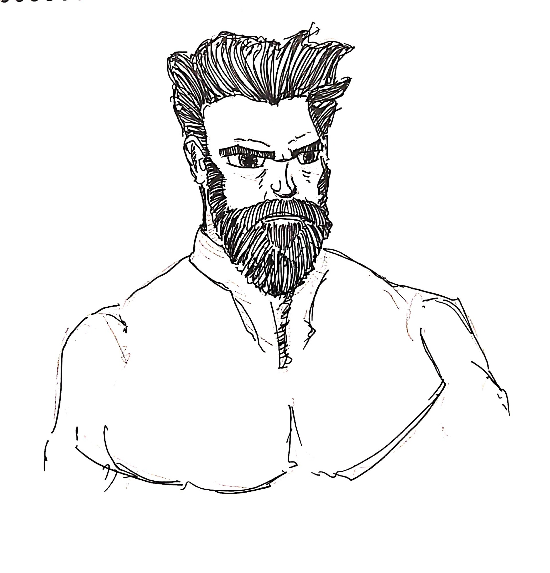 ArtStation - Man (Sketch)