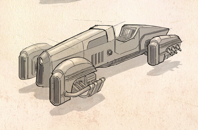 Dieselpunk Car