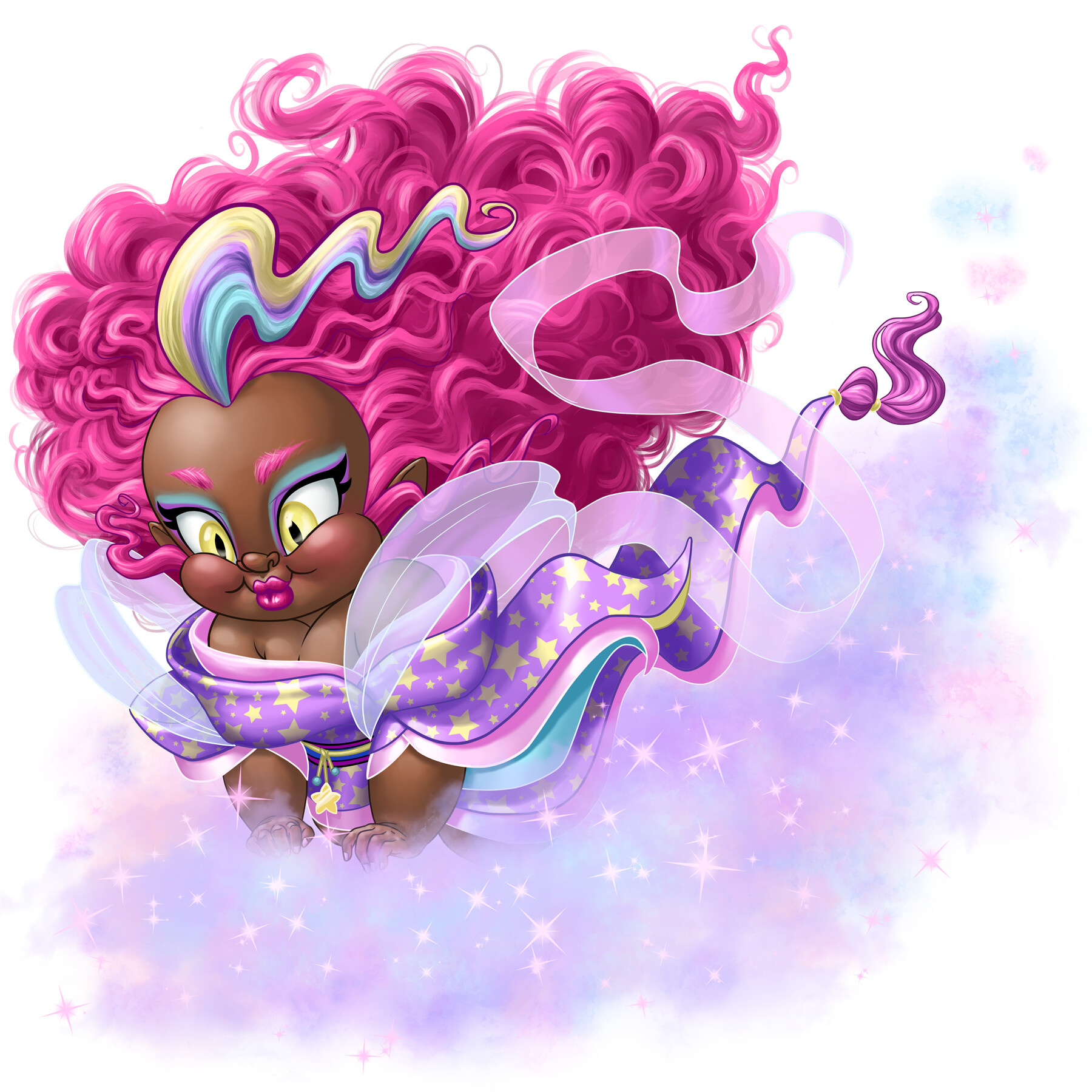 ArtStation - DerpyCon Character 3 "Magical Gigi"