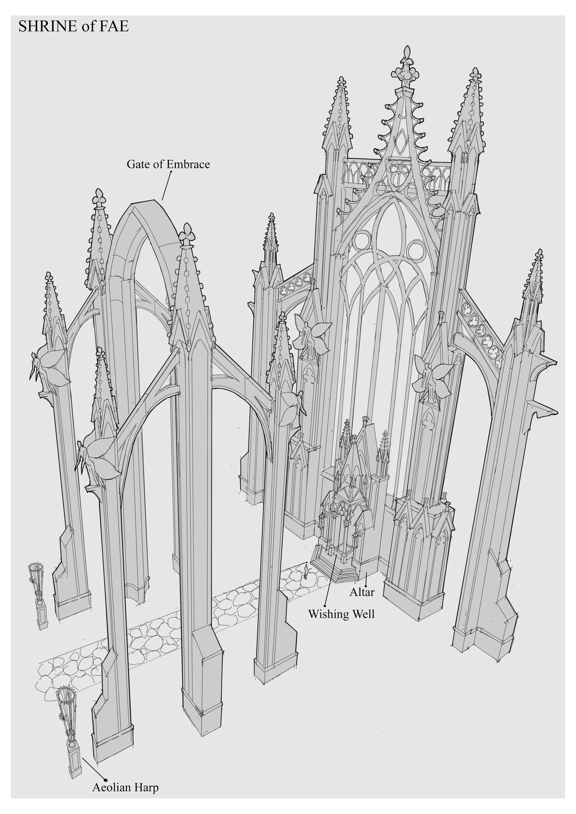ArtStation - Shrine of Fae