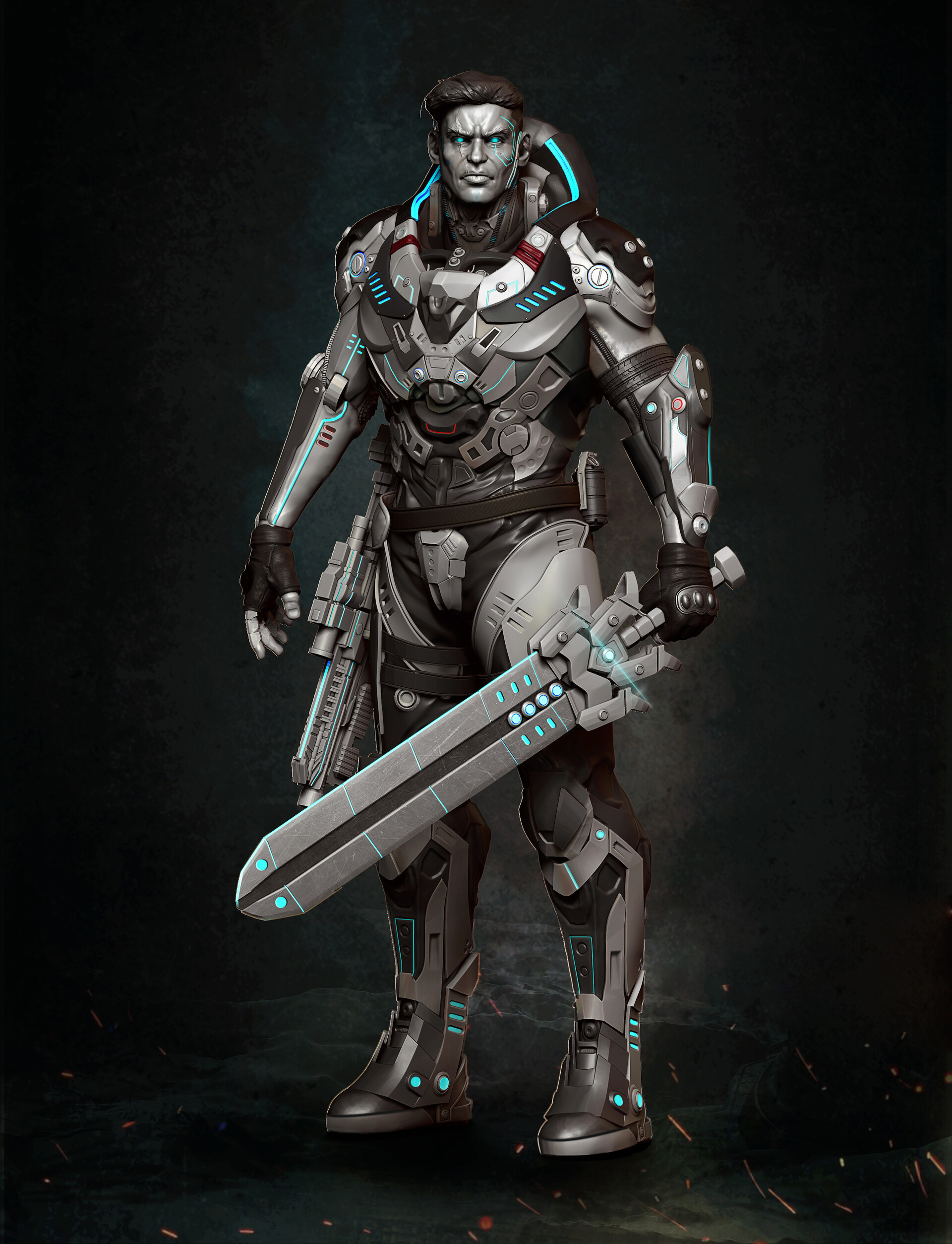 ArtStation - Sci Fi Soldier