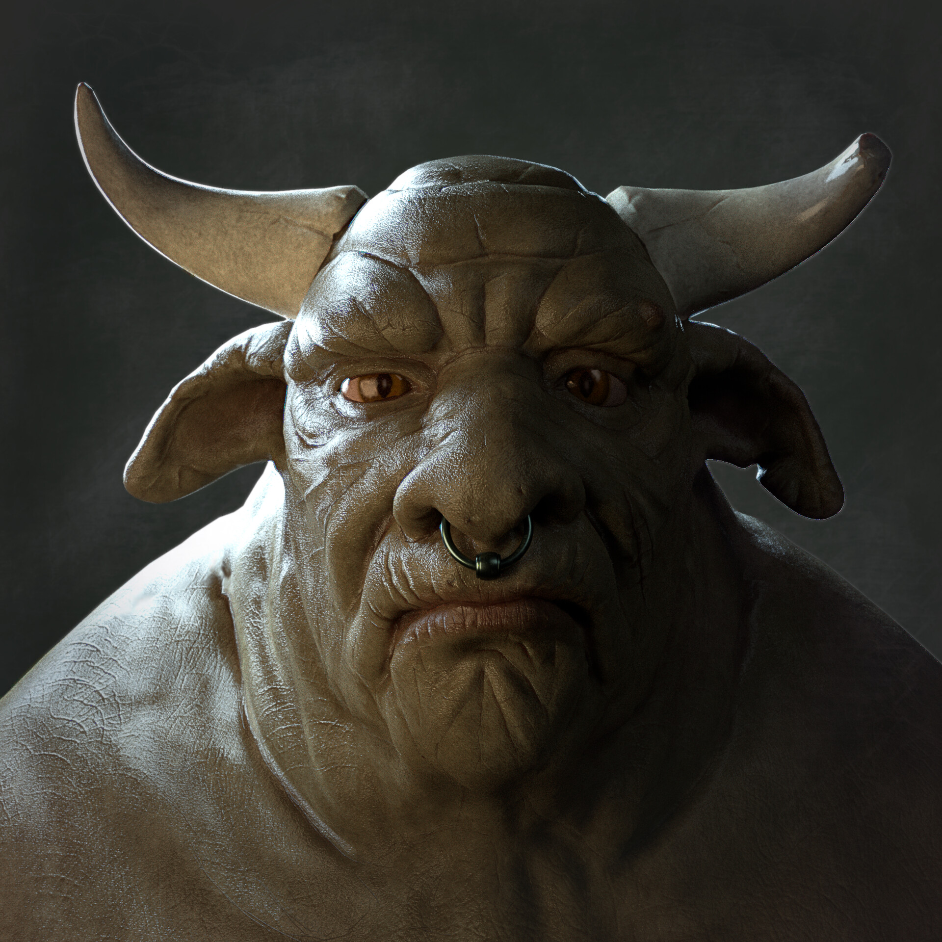 ArtStation - troll bull