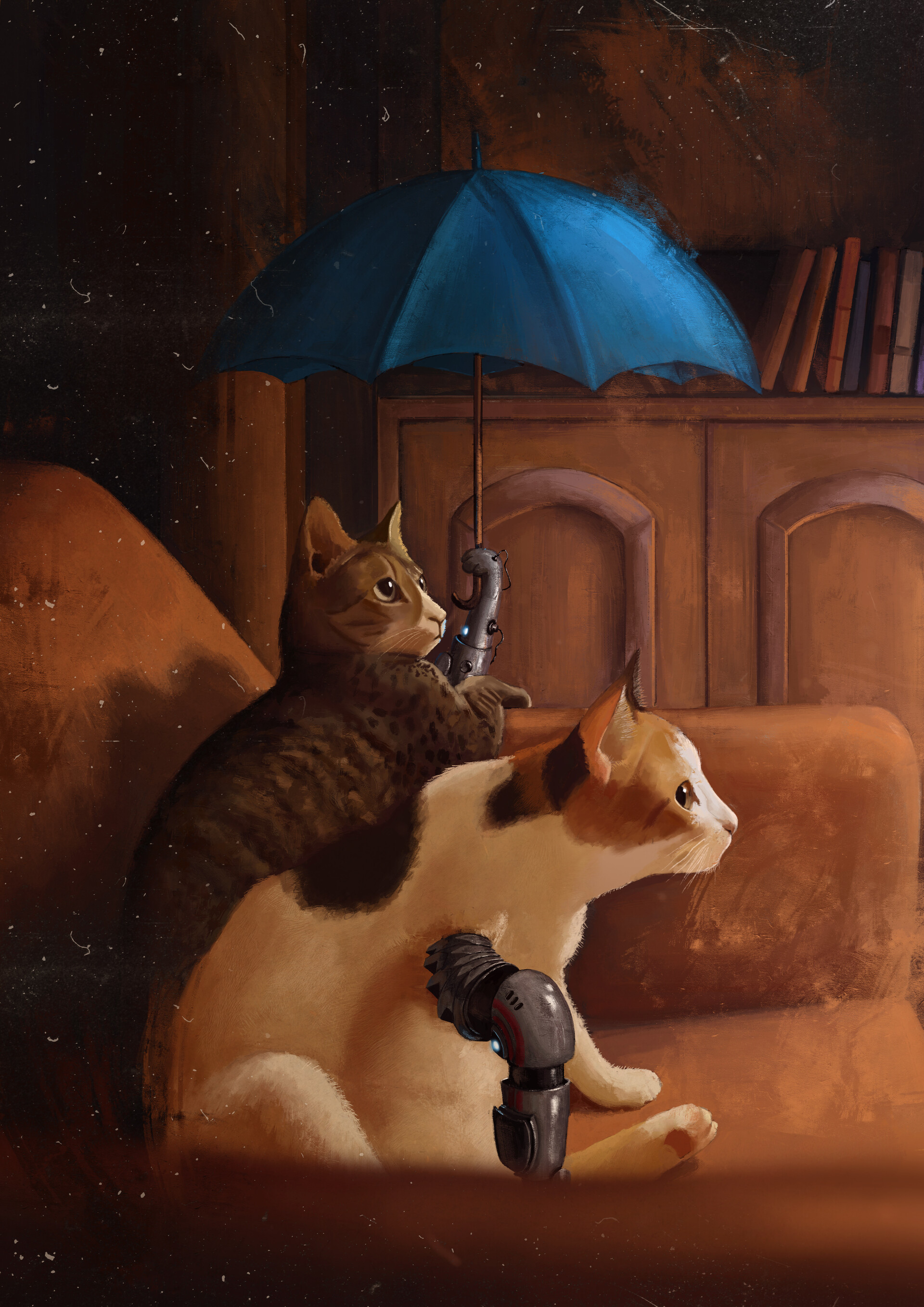 Cyborg Leg Cats by Ankit Kapoor : r/cyberprep