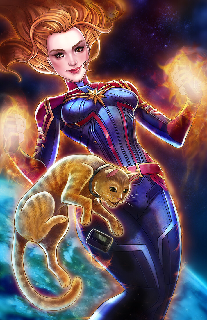 ArtStation - Captain Marvel