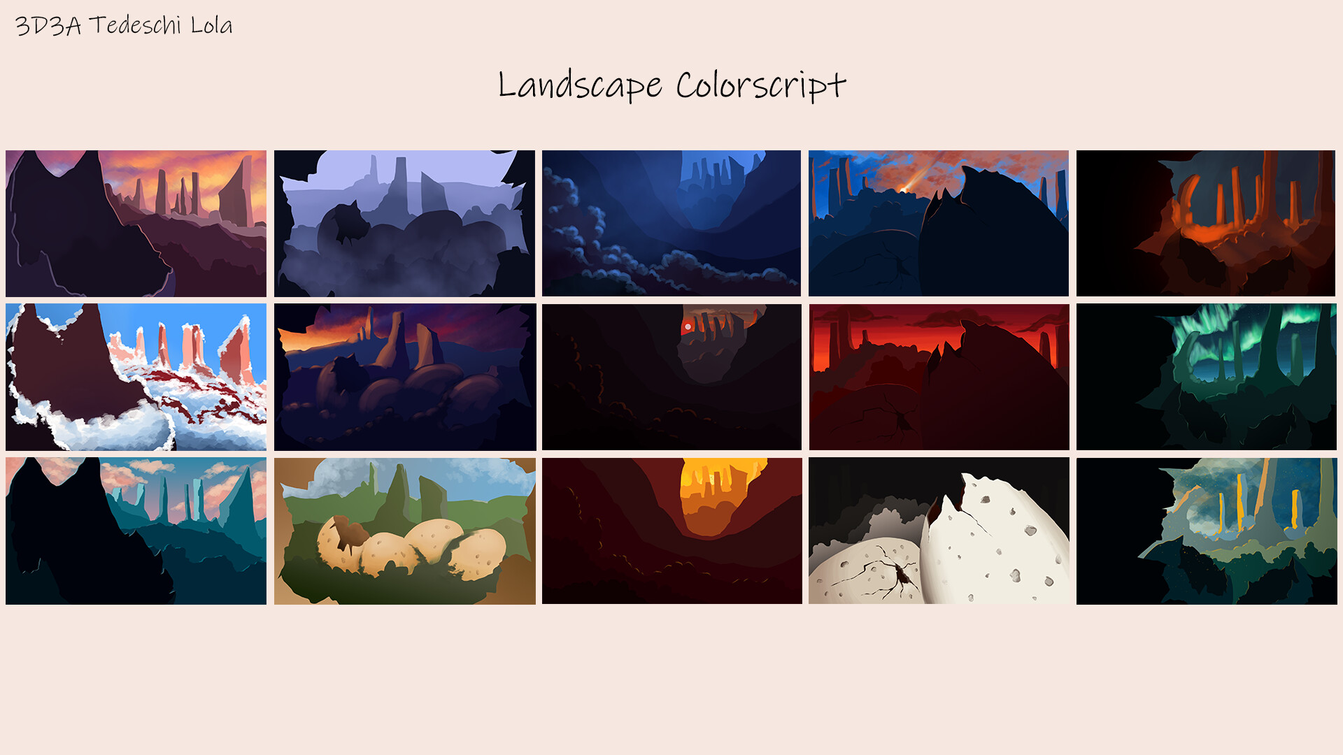 ArtStation - Landscape Colorscript