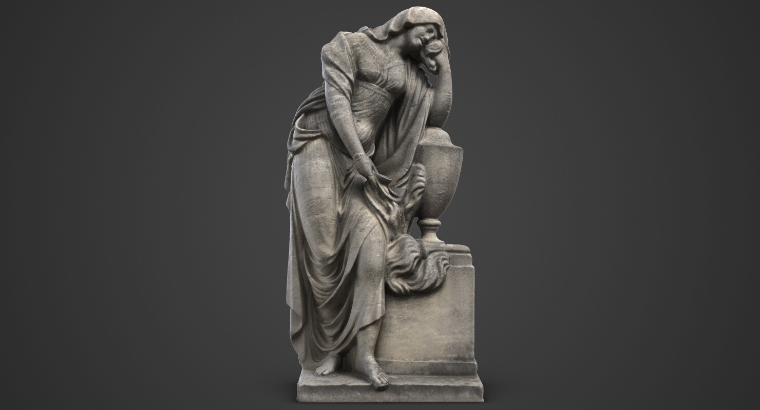 ArtStation - Human Statue 3d Retopology 2