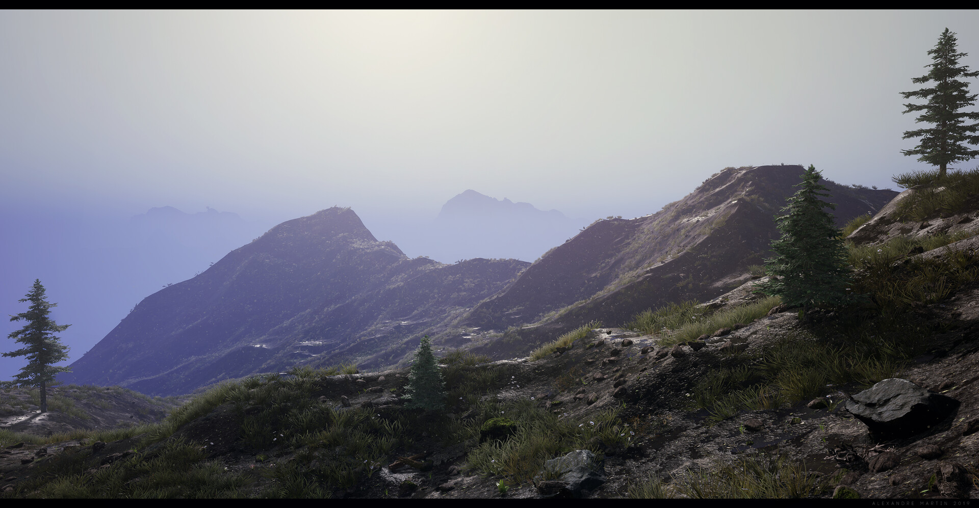 ArtStation - The valley / WorldMachine / Unreal Engine 4