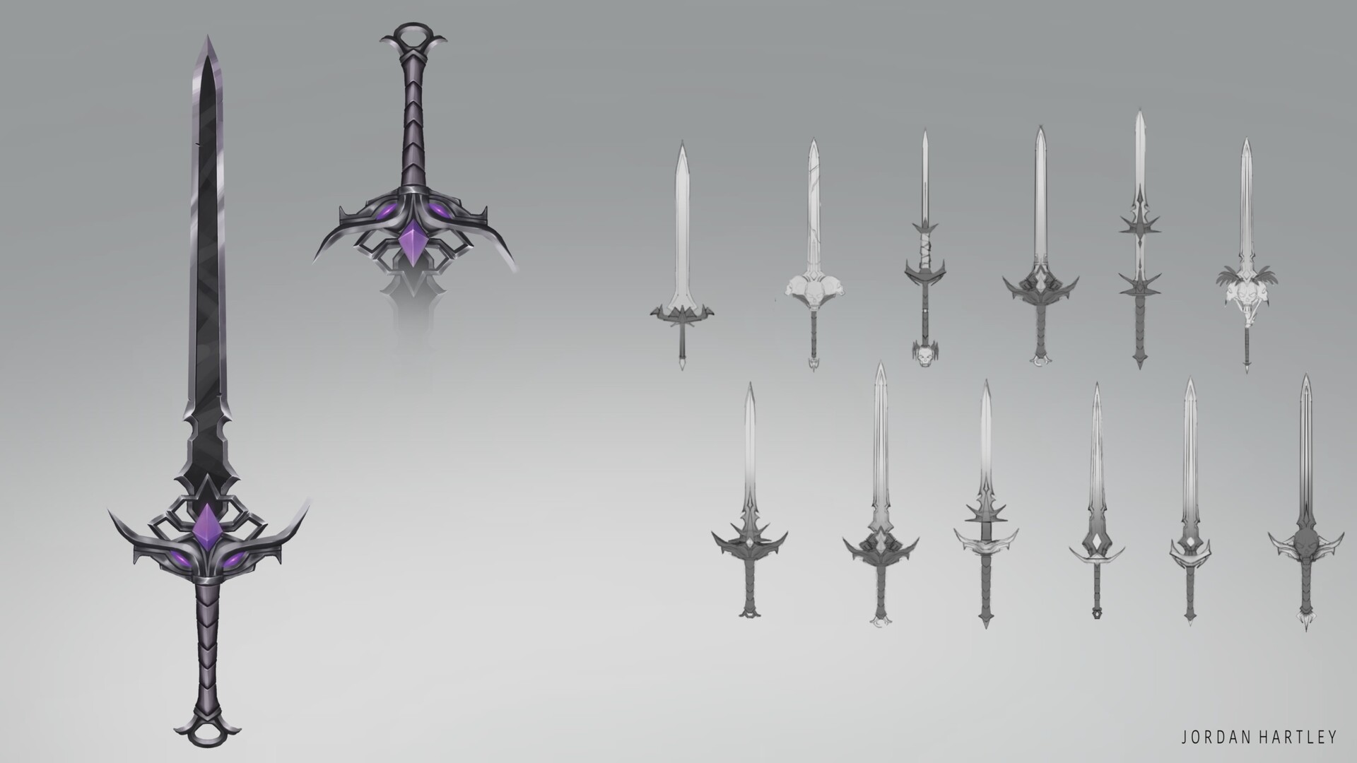 Jordan Hartley - Fantasy Weapon: Death Knight Sword