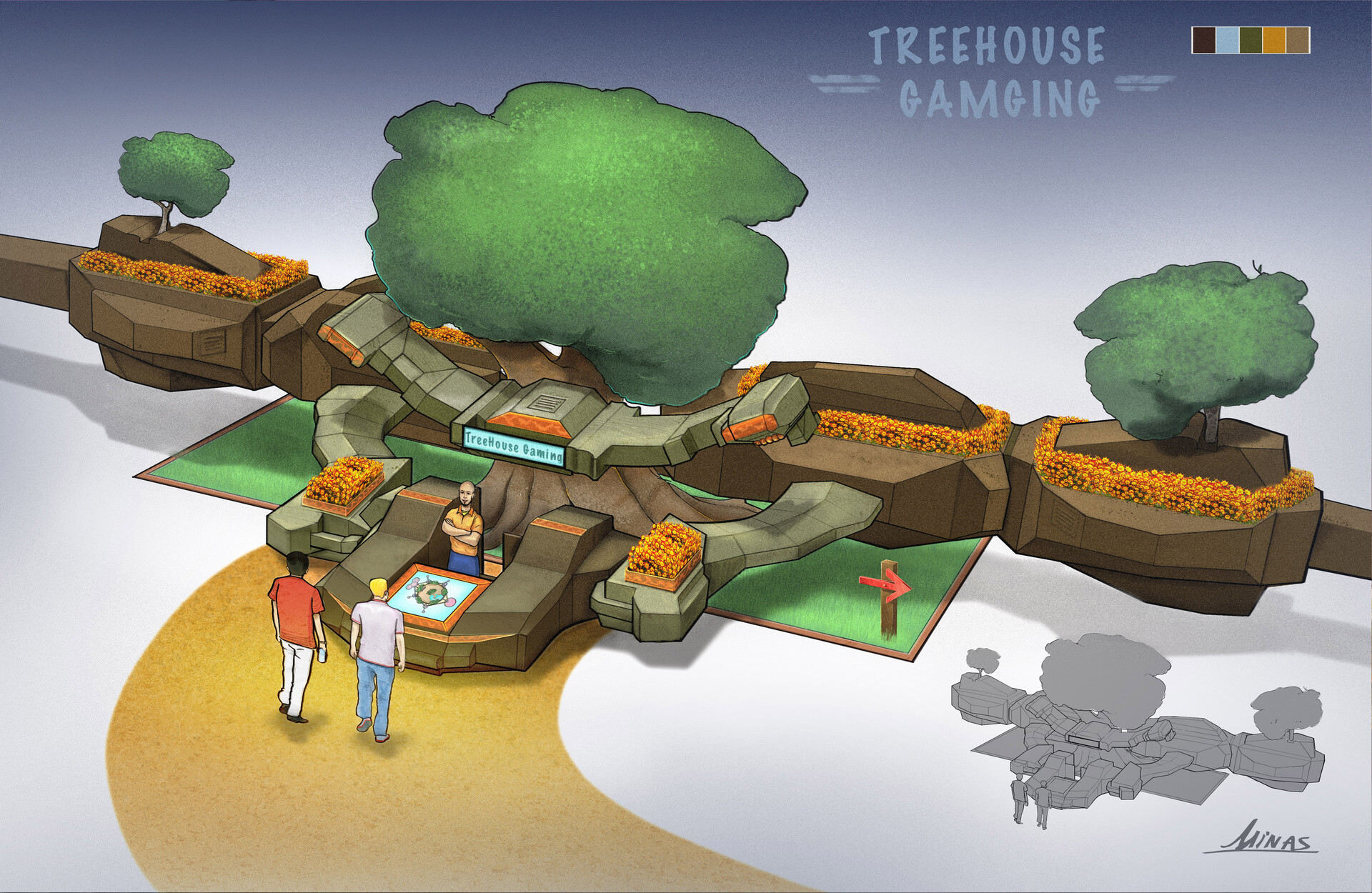 ArtStation - TreeHouse Gaming