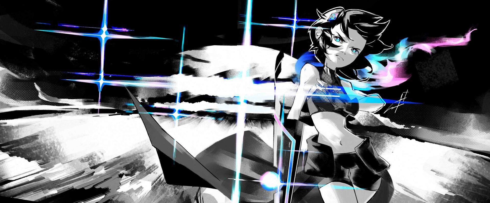 ArtStation - Sparks line up high