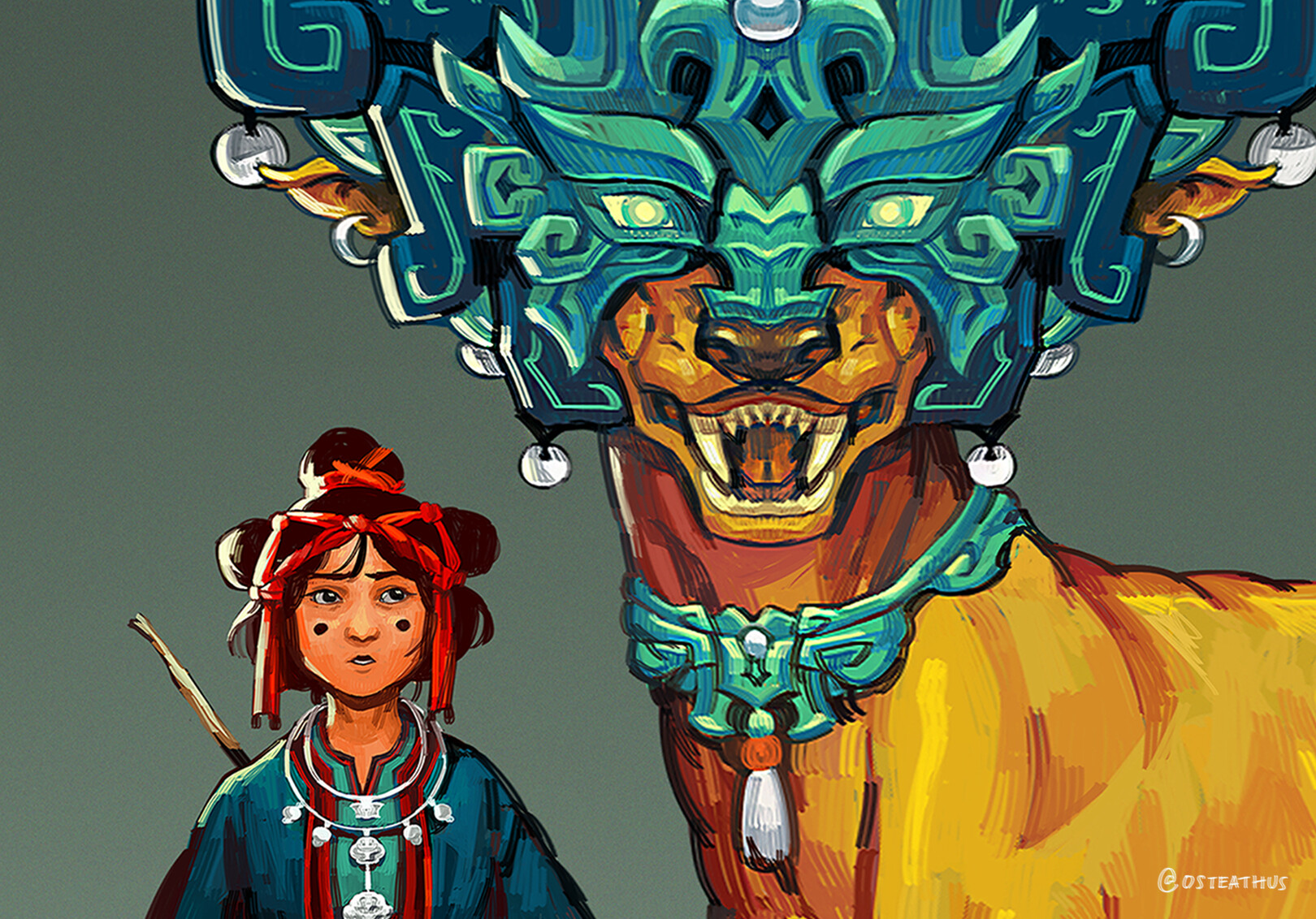 Rebecca Hu - Linlin and Taotie - Crossing