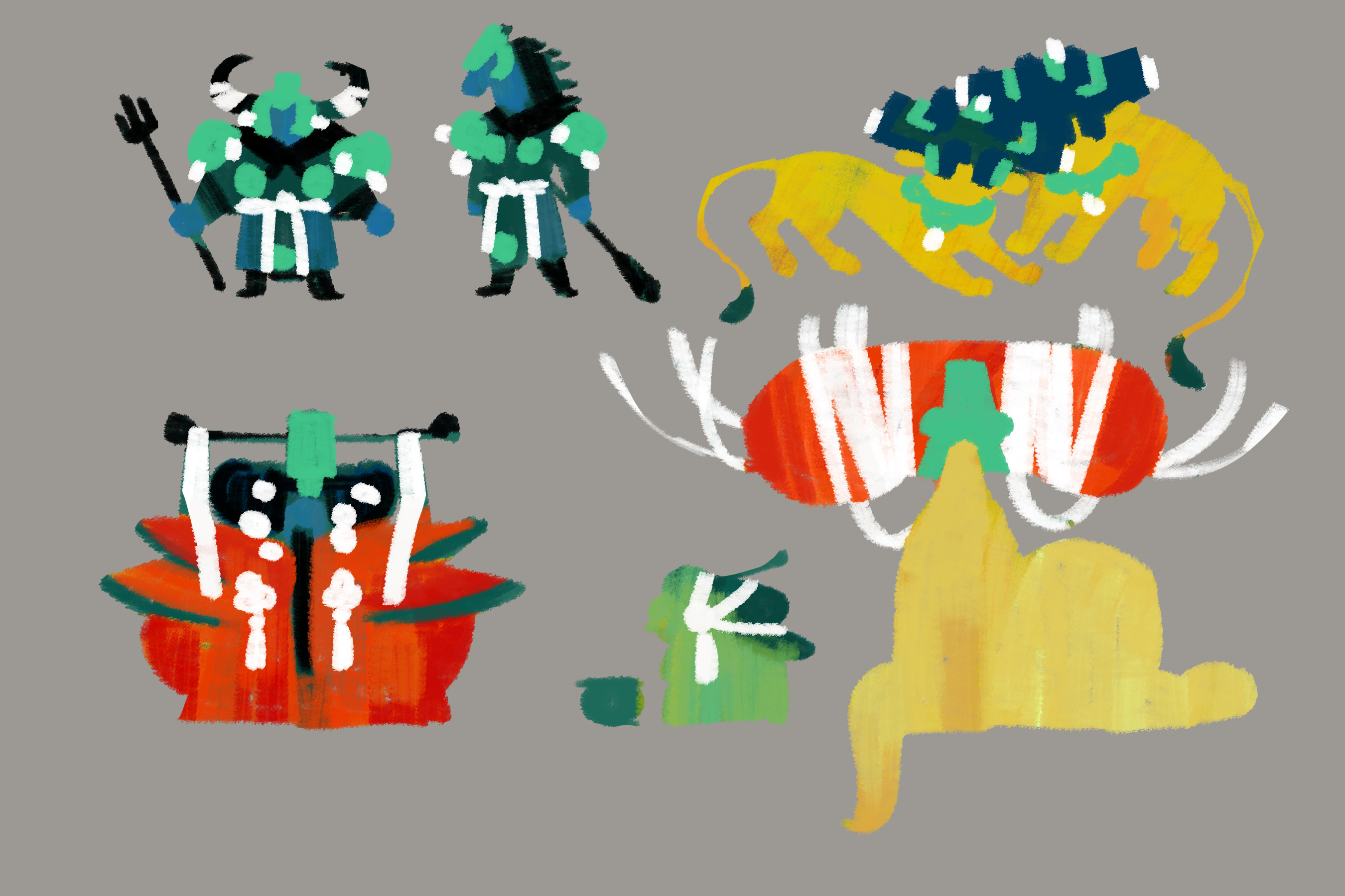 ox head and horse face urban legend