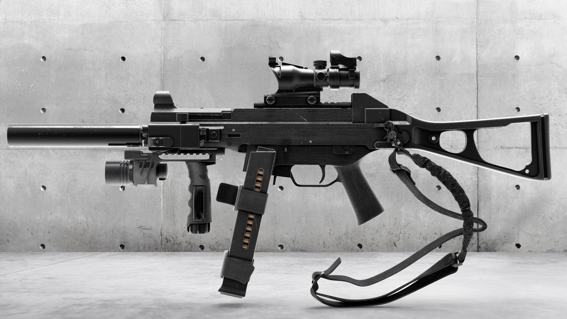 ArtStation - UMP 45 _hp