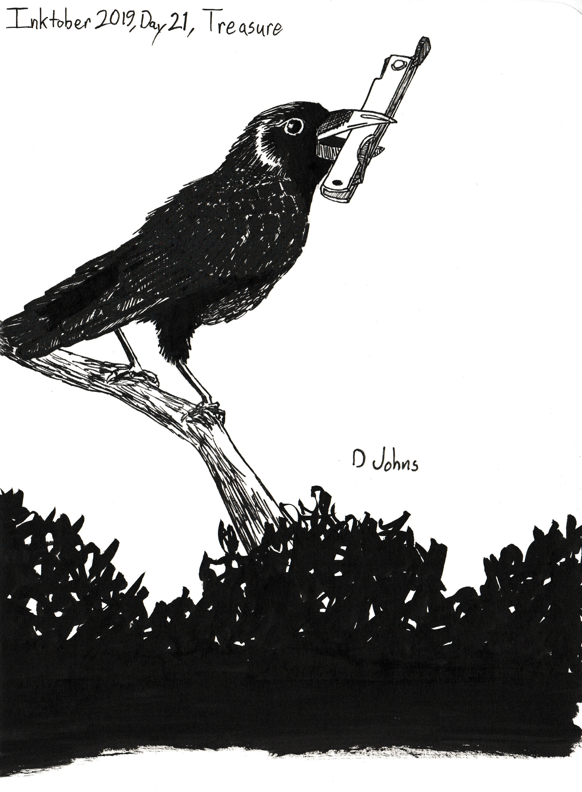 ArtStation - Inktober Day 21 'Treasure'