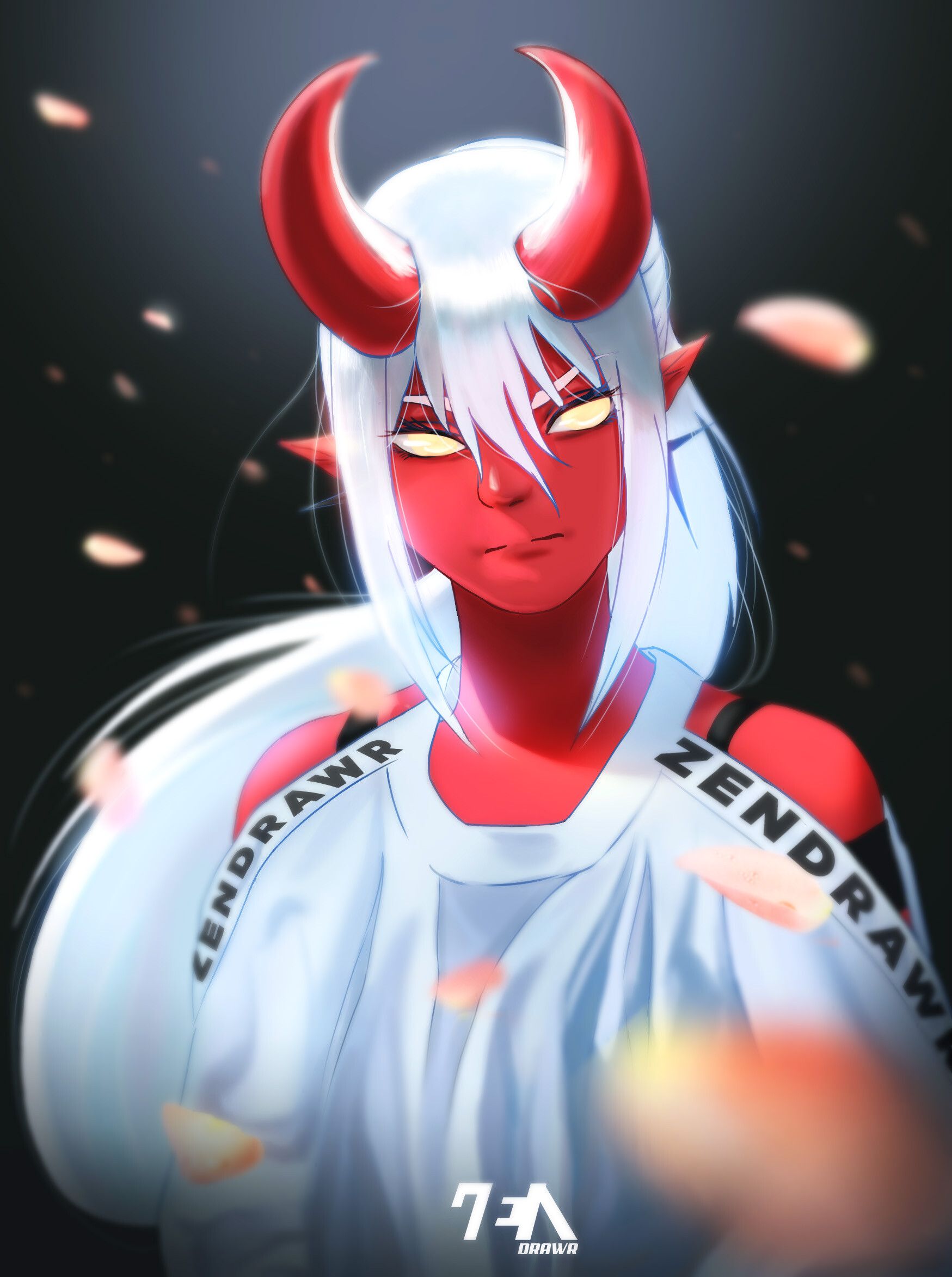 ArtStation - Oni girl