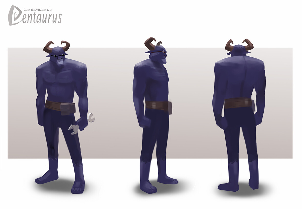 ArtStation - CENTAURUS modelsheet