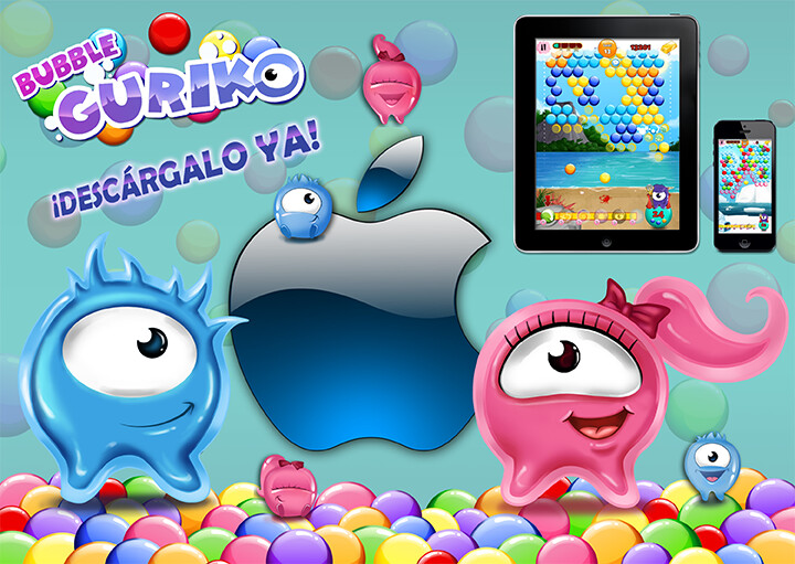 Carla Huerta Crespo - Bubble Guriko - Mobile Game (2015)