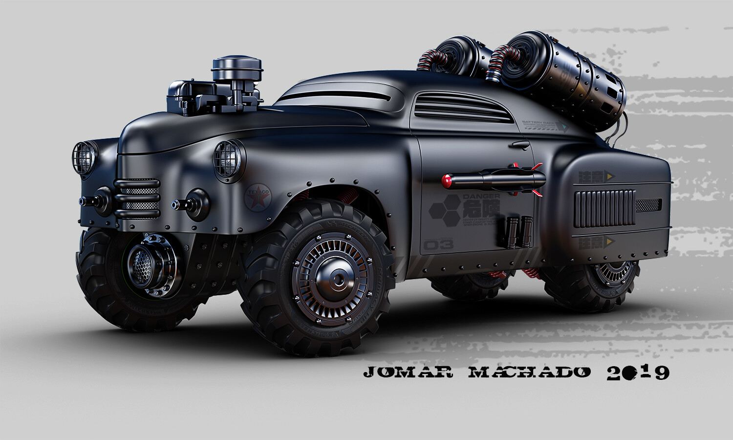 ArtStation - CYBER RETRO CHEVY