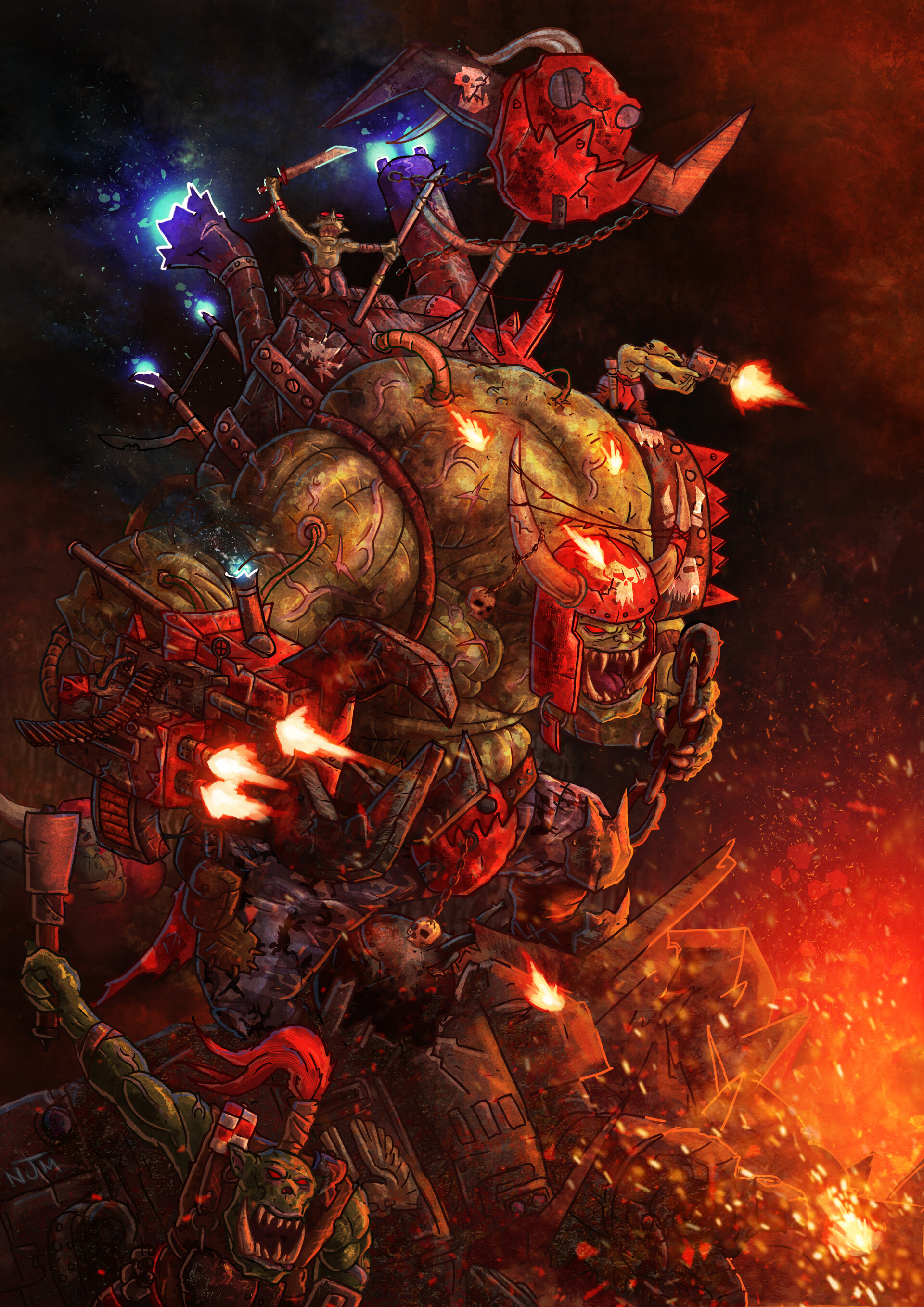 ArtStation - Ork Big Boss v1