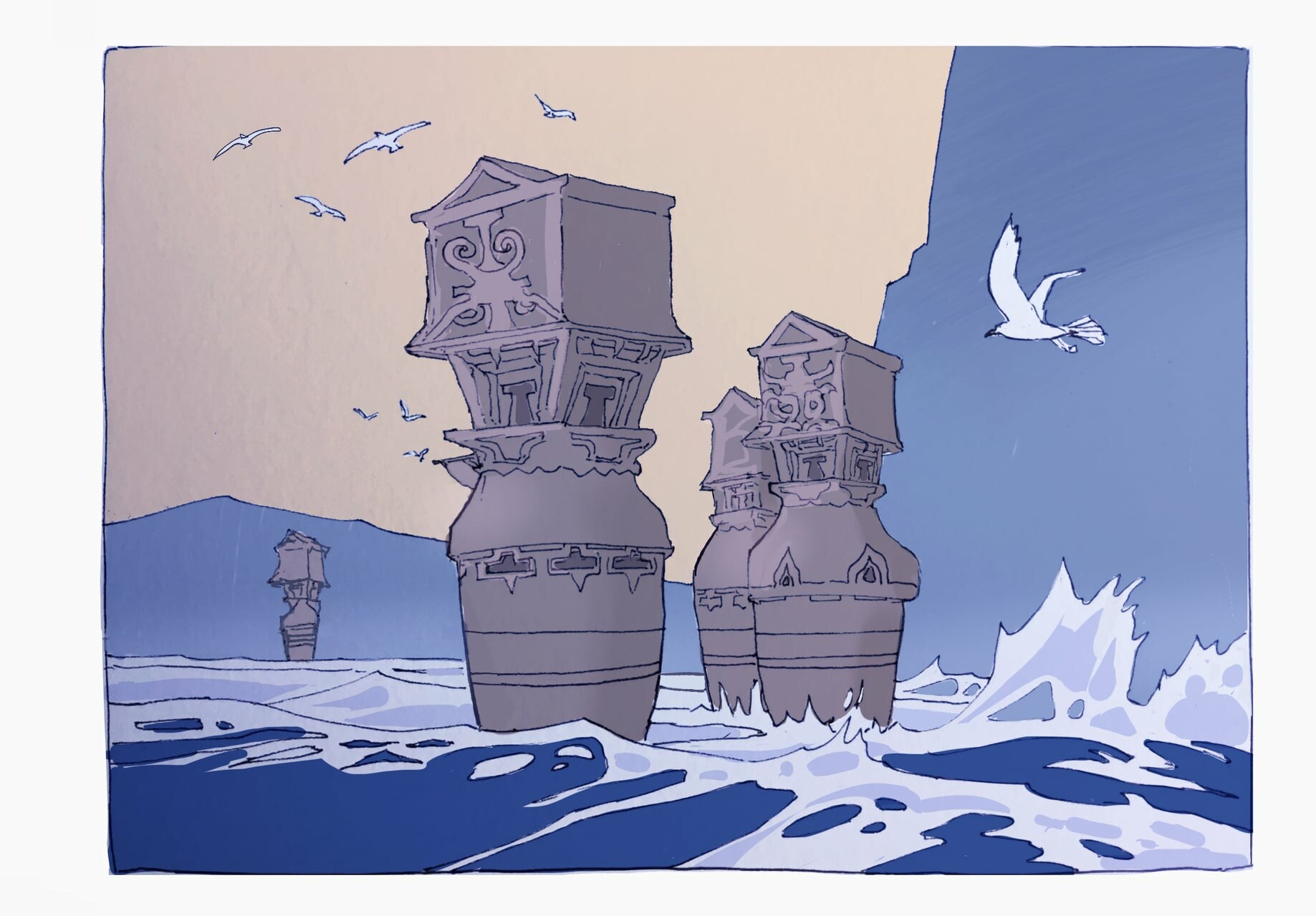 Hugo Puzzuoli - Among trees sketches