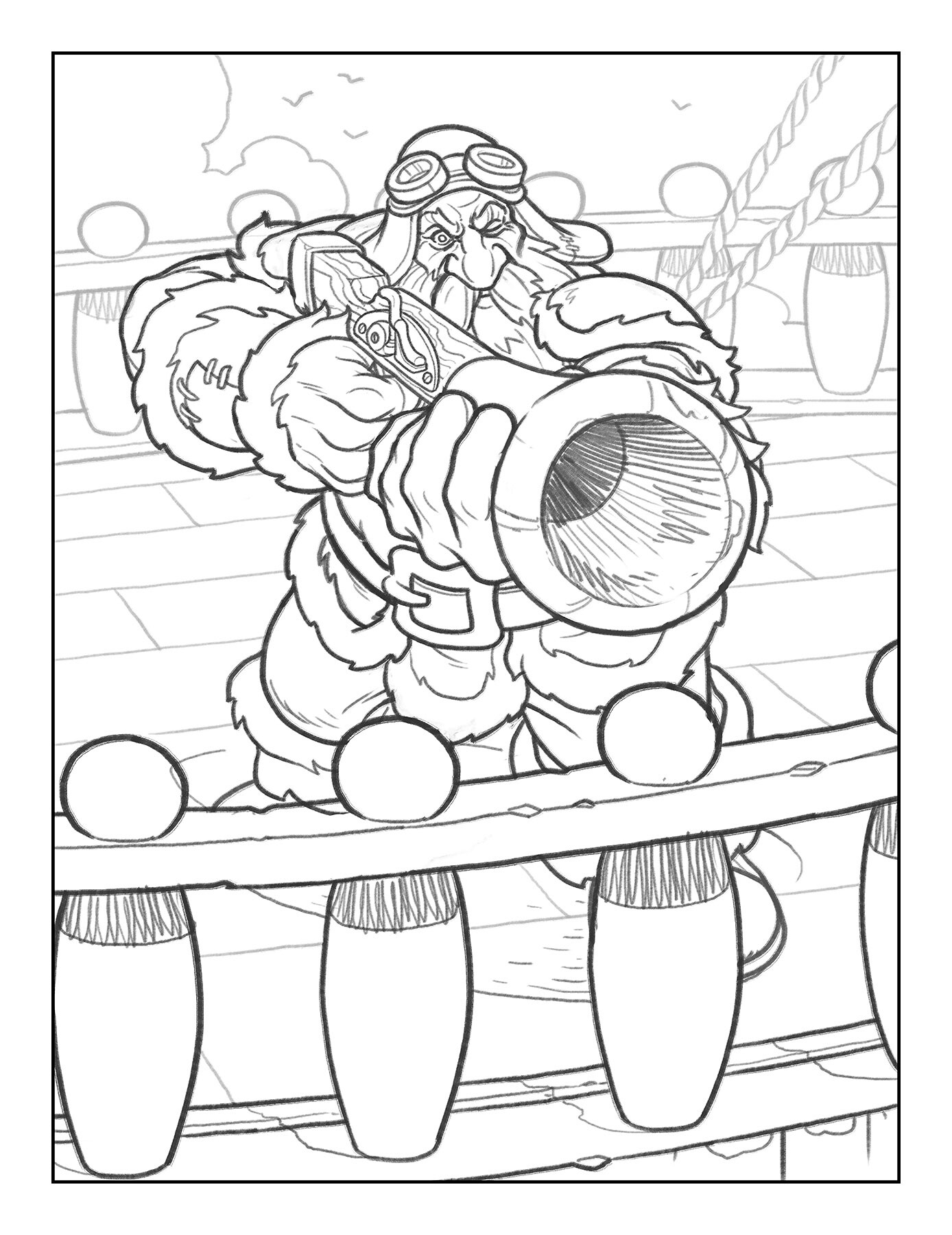 skylanders shroom boom coloring pages