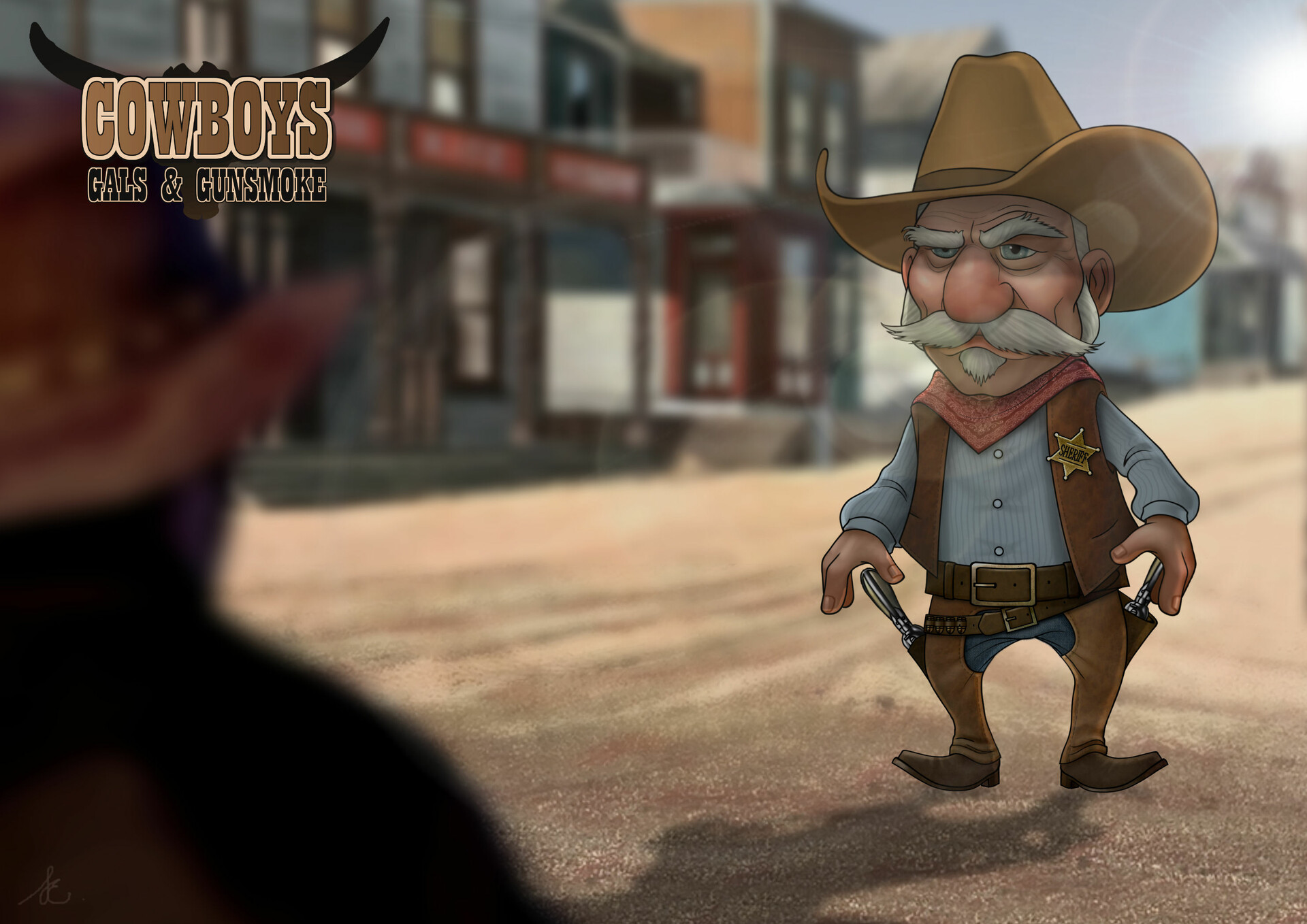 ArtStation - Cowboys,Gals & Gunsmoke
