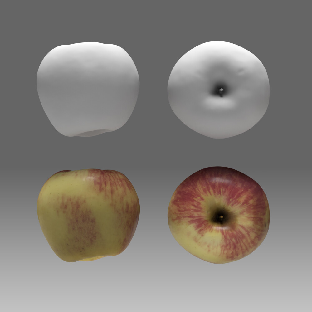 ArtStation - Apple Photogrammetry Scans