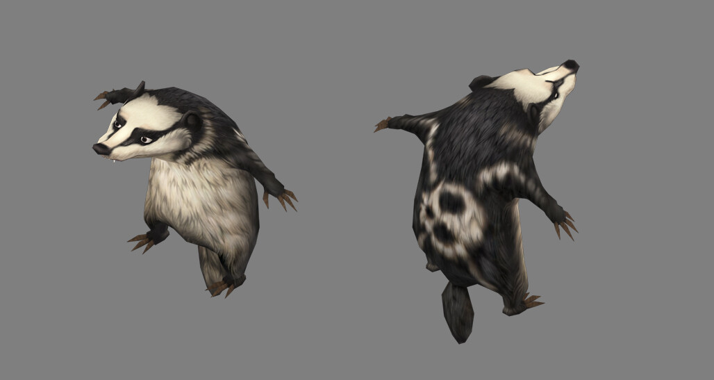 ArtStation - Badger (texture only)