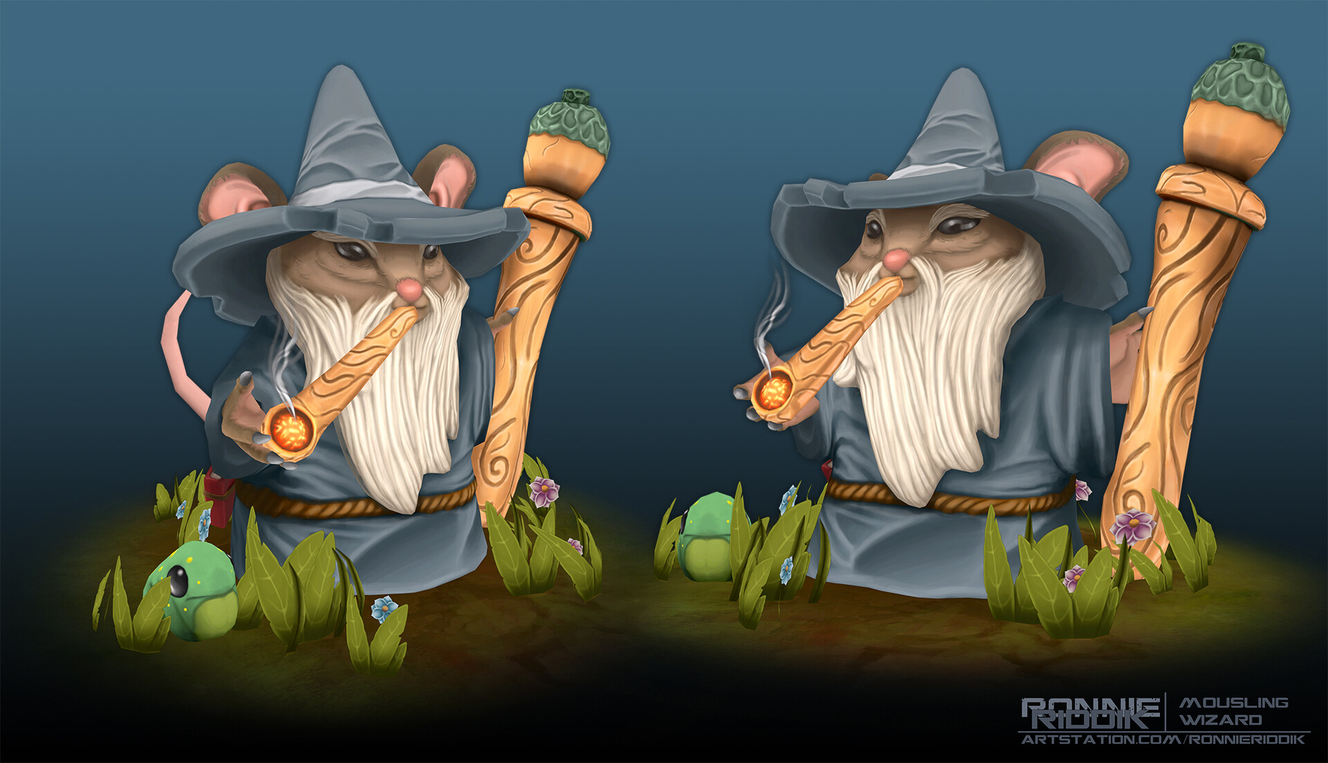 ArtStation - Mousling Wizard