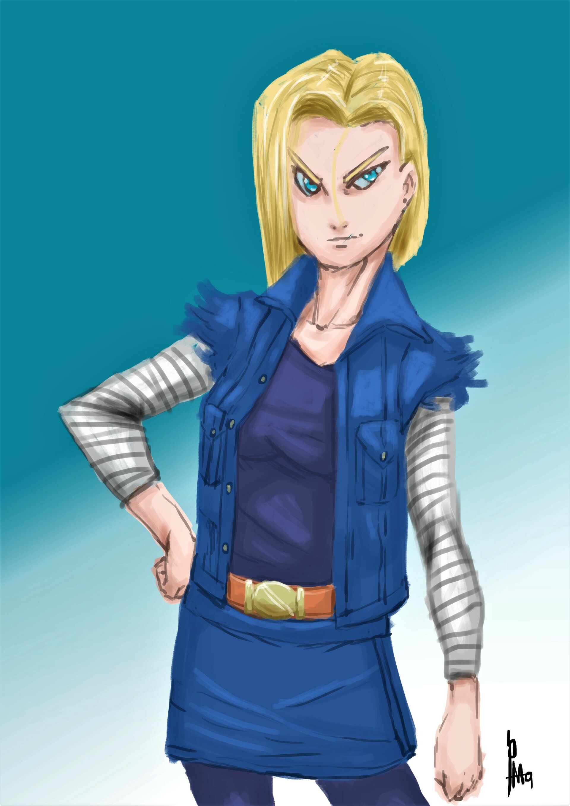ArtStation - Android 18
