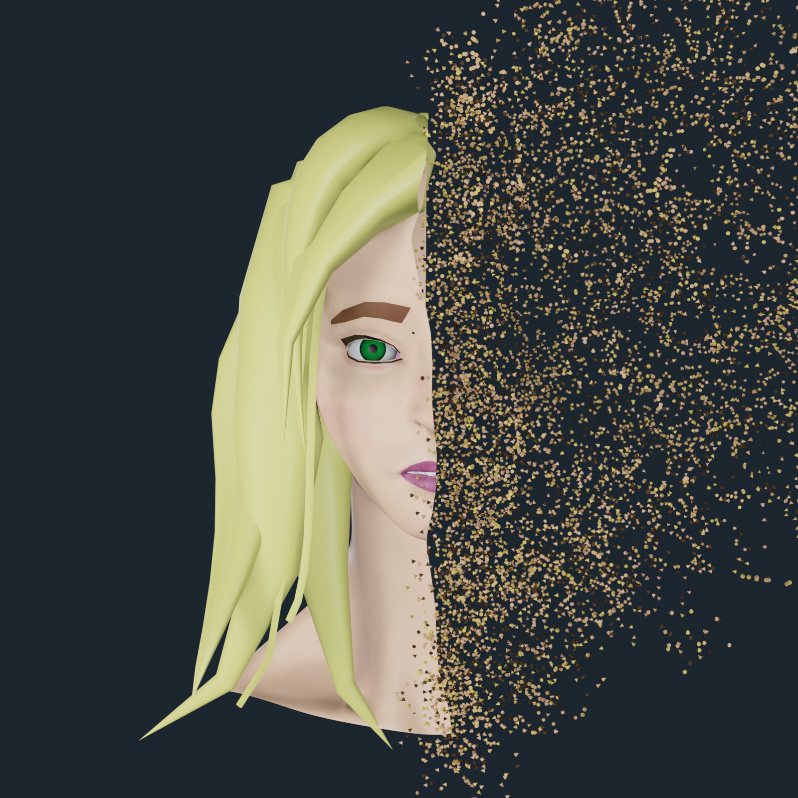 Ka-Fei Lam - Female Head Disintegration