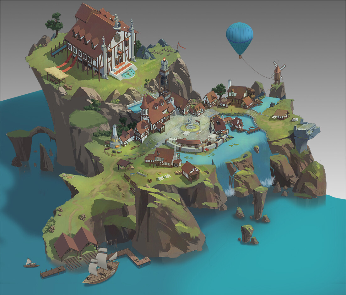 ArtStation - Village