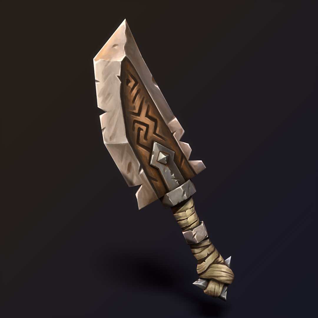 ArtStation - Hand-Painted Dagger