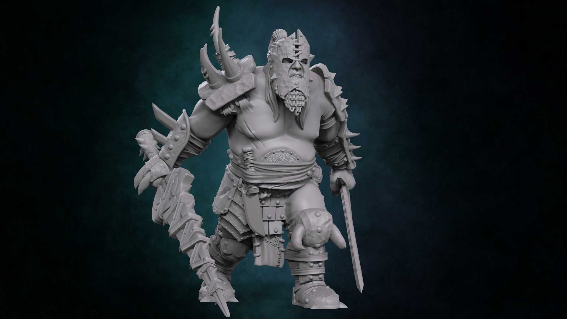 Alfonso Prieto - Barbarian Mask