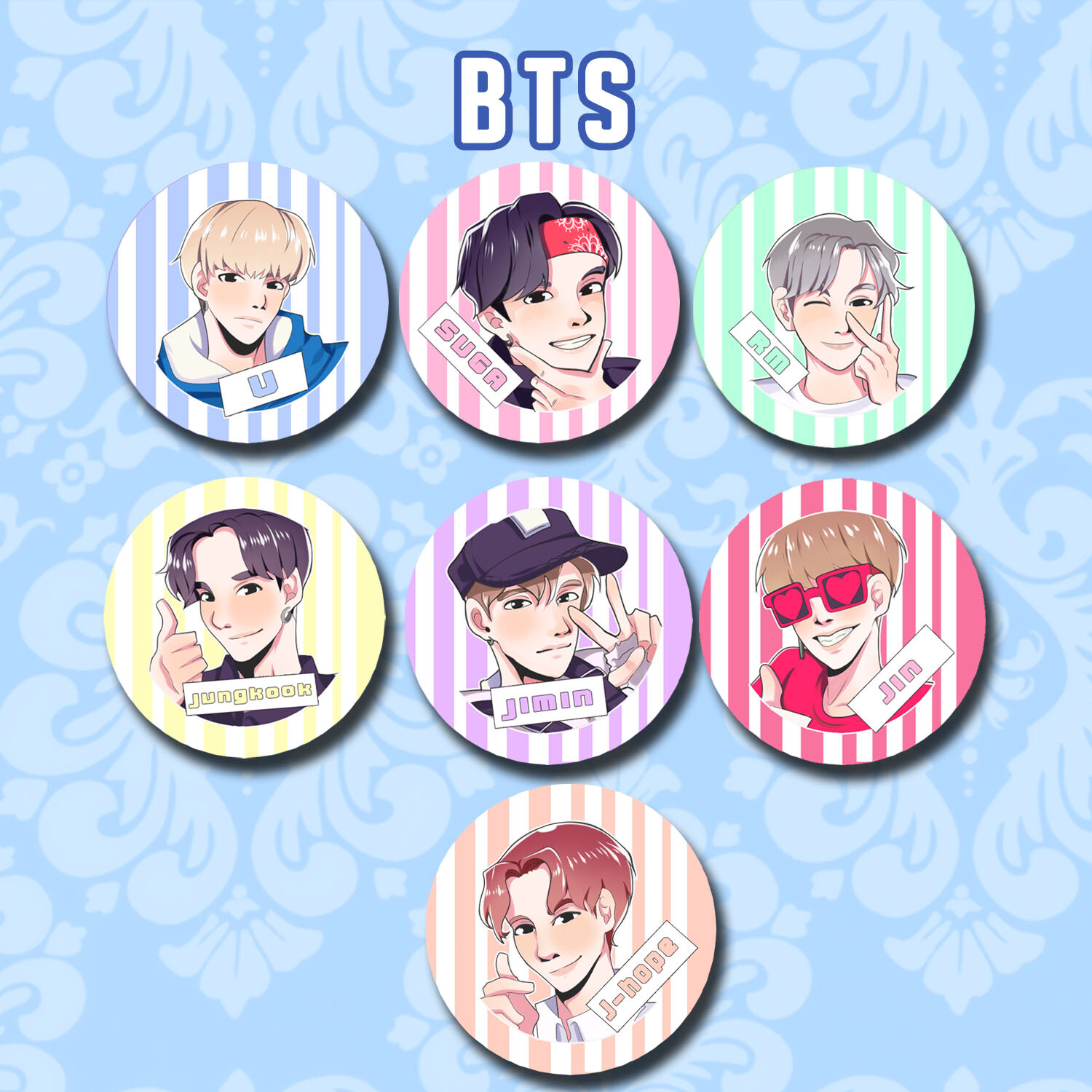ArtStation - BTS Button Set
