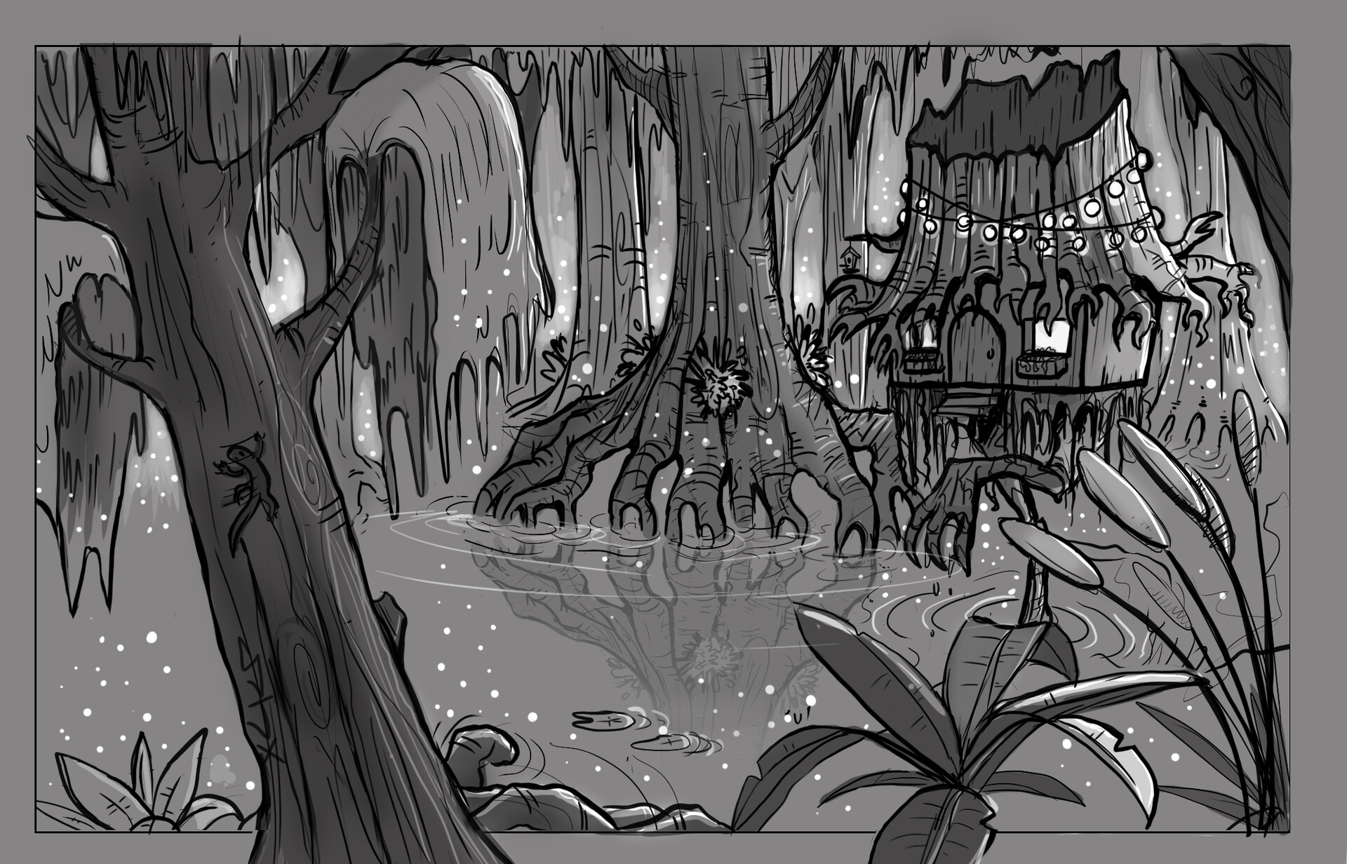 ArtStation - Baba Yaga Environmental Design