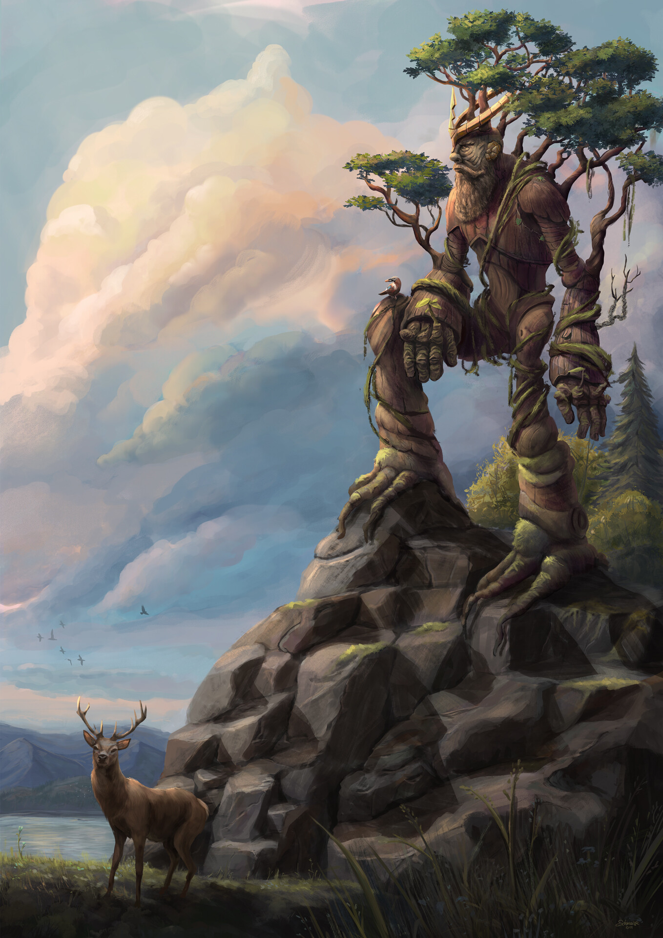 ArtStation - Oak King