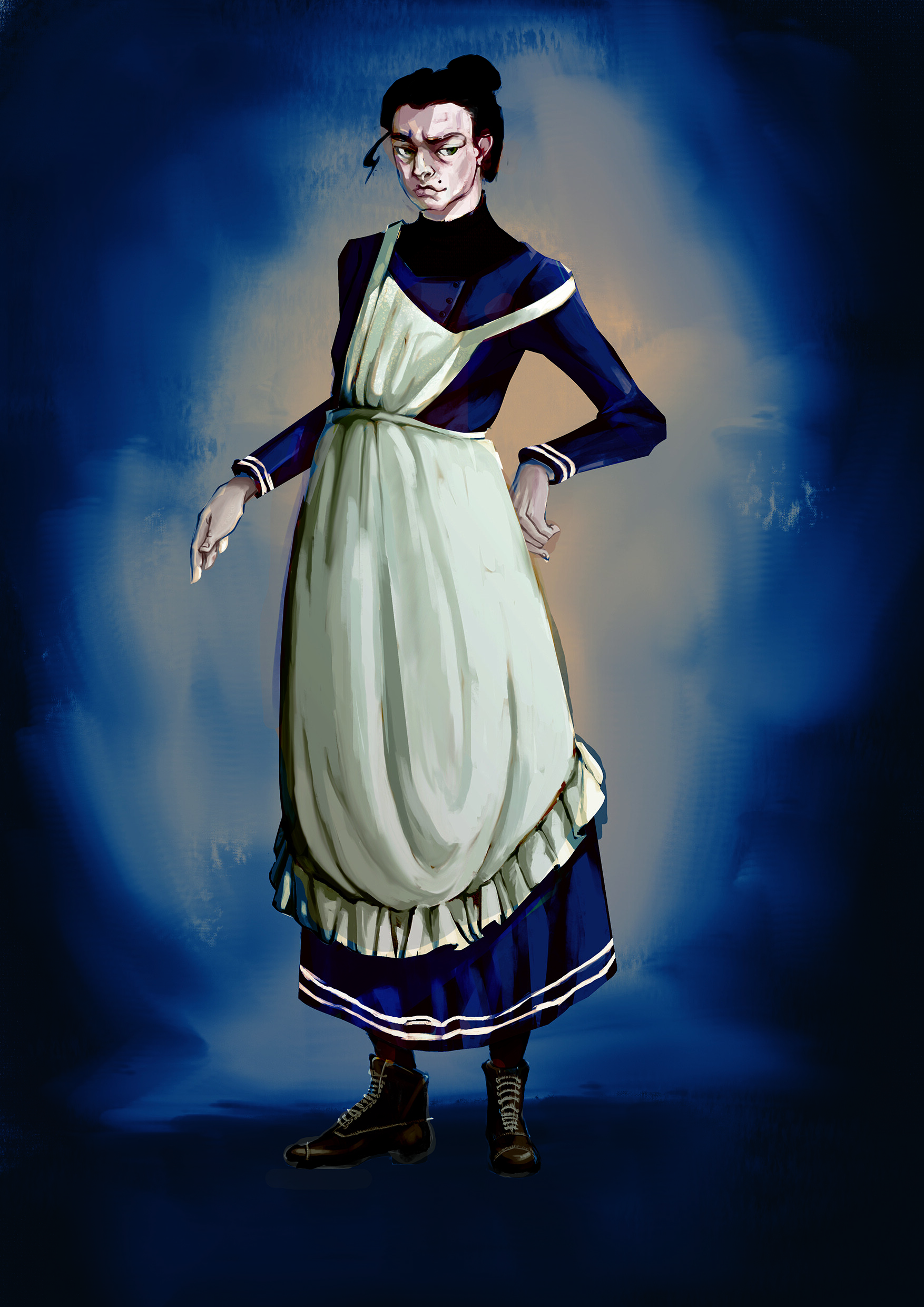 ArtStation - Stupid maid character design