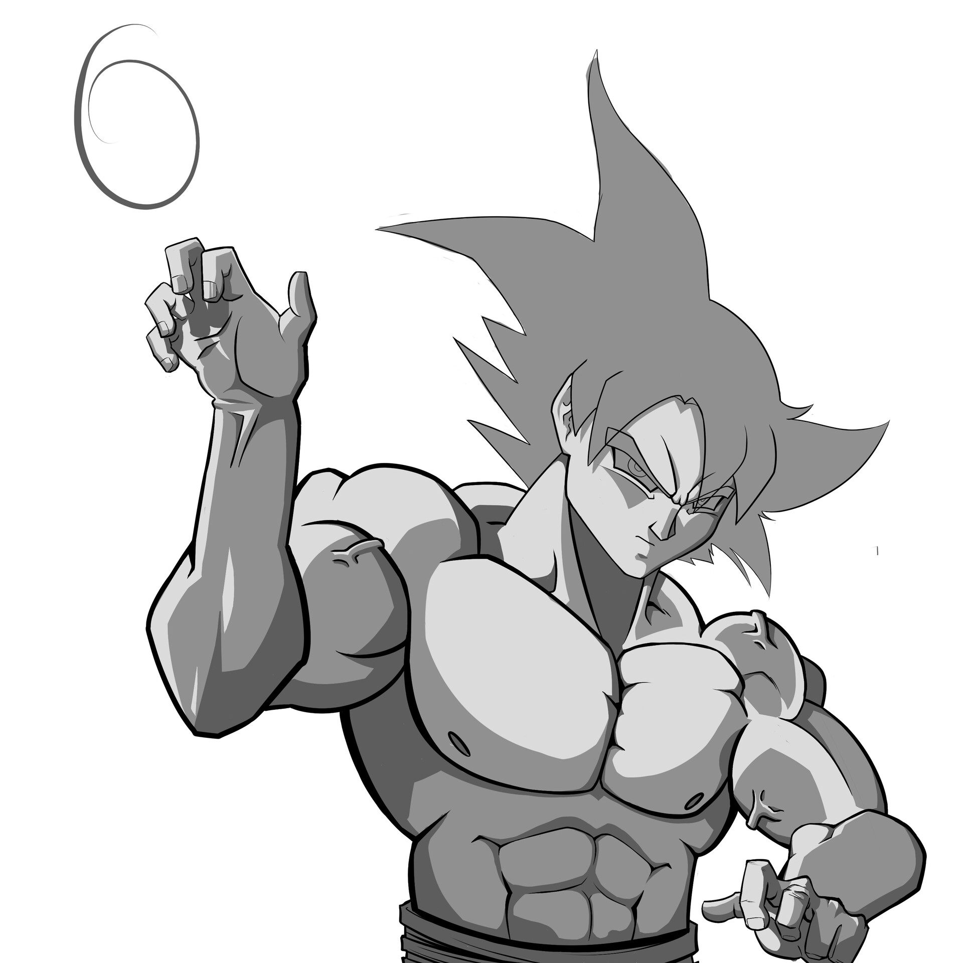 ArtStation - Goku ultra instinct